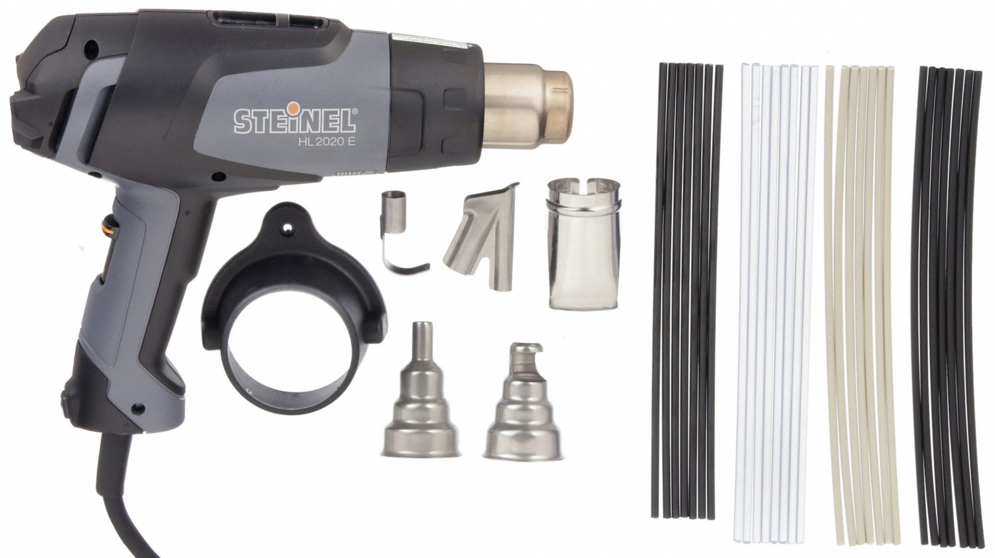 STEINEL Heat Gun Kit: Pistol-Grip, 120V AC, Two-Prong, 120°F to 1,150°F ...