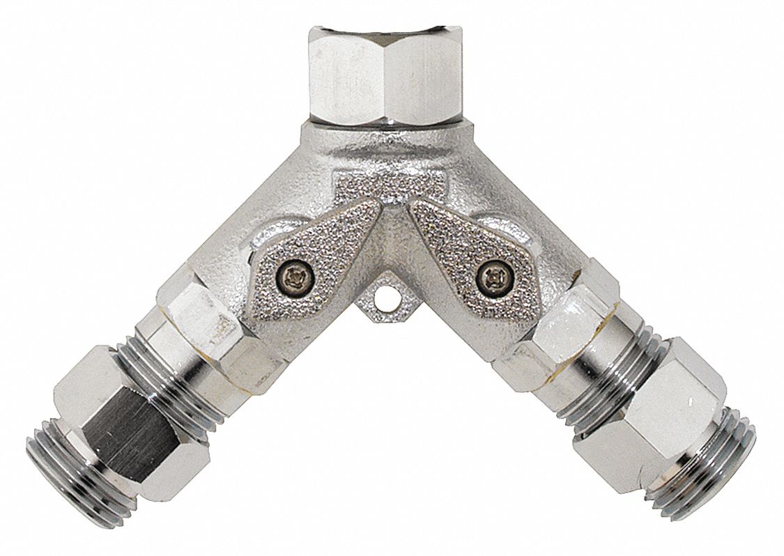 AMTC VALVE, 1/2 in Inlet Connection Size, 1/2 in Outlet Connection Size ...