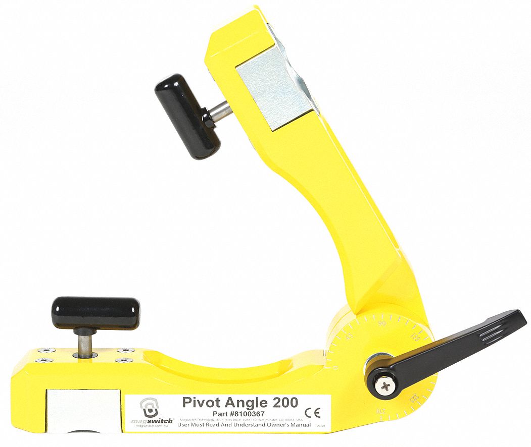 MAGSWITCH Pivot Angle, 200 lb. Max. Pull, Steel - 406T07|8100367 - Grainger