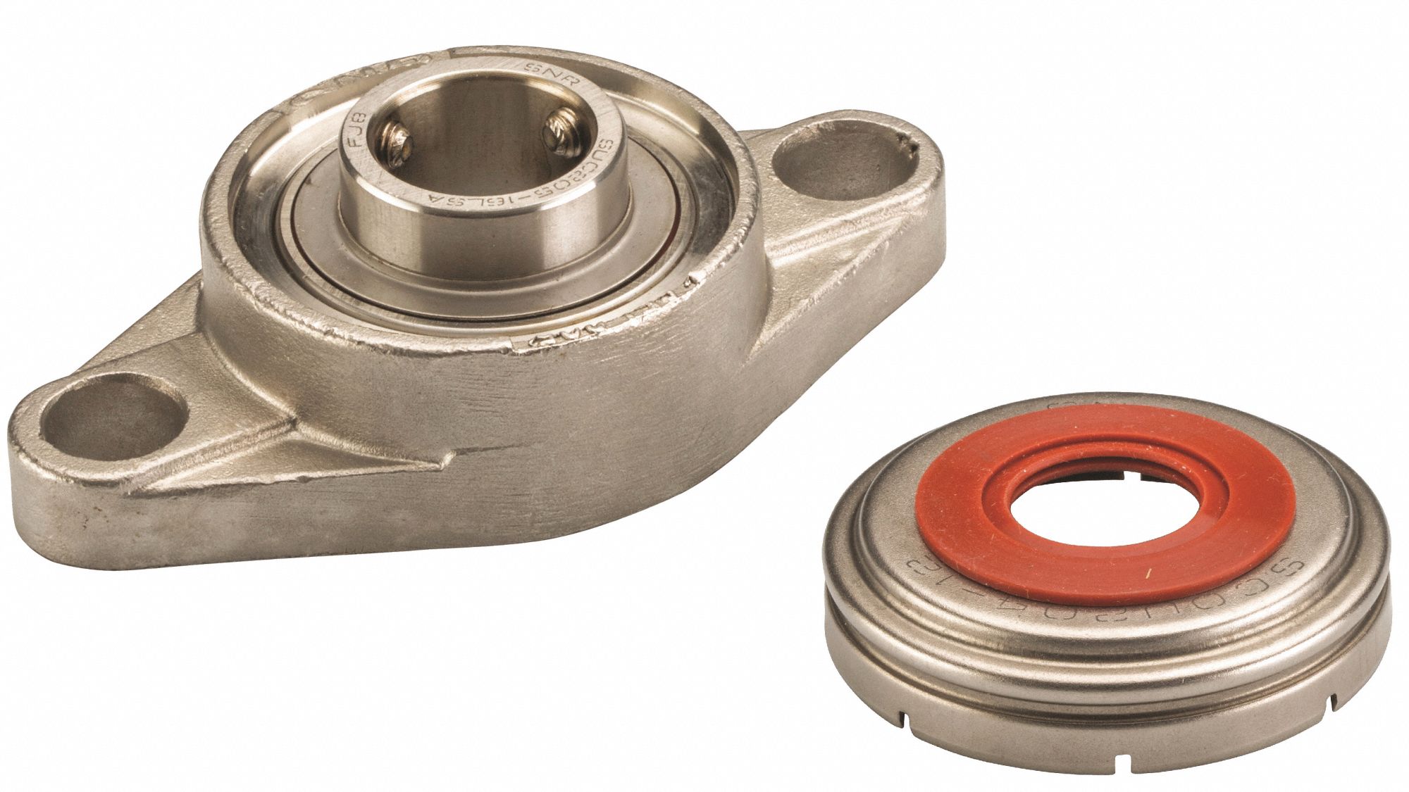 NTN, Radial Ball, 1 in Bore, 2 Bolt Flange Bearing - 406U74|SUCFL205-16C0FG1 - Grainger