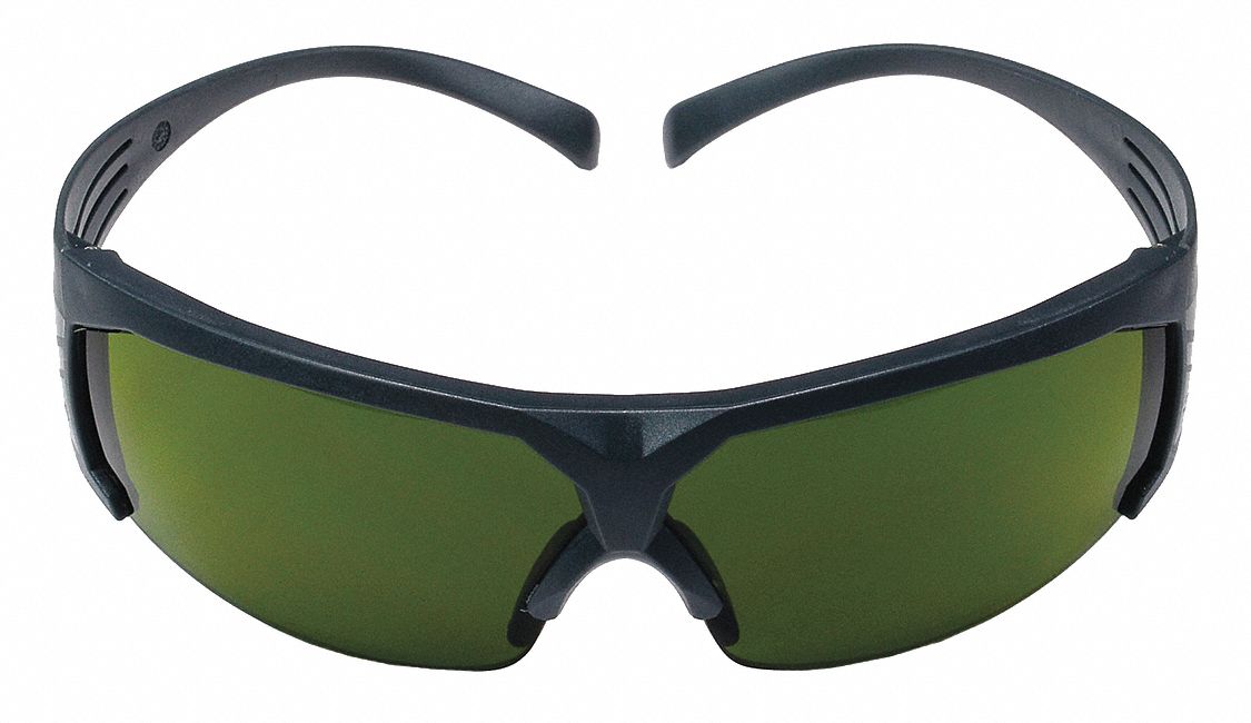 3M, Half-Frame, Gray Frame Color, Safety Glasses - 406W35|SF630AS ...