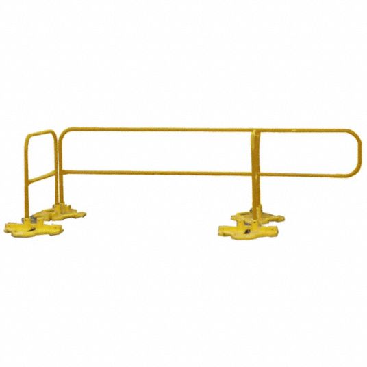 GARLOCK SAFETY SYSTEMS, 8 7/8 ft x 3 3/8 ft, 18 3/4 in Mid-Rail Ht ...