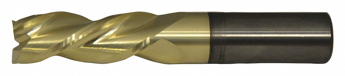 CLEVELAND, Carbide, ZrN Coated, Square End Mill - 407J05|C72353 - Grainger