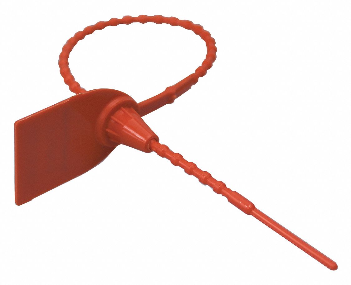 15 in Strap Lg, 40 lb Breaking Strength, Pull-Tight Seals - 407J74 ...