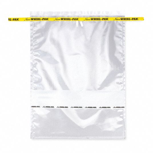 WHIRL-PAK, Write-On, Sterile, Sampling Bag - 407L56|B01445 - Grainger