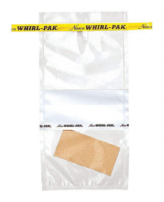 WHIRL-PAK, Std, Sterile, Sampling Bag - 407L60|B01245 - Grainger