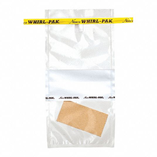 WHIRL-PAK, Std, Sterile, Sampling Bag - 407L60|B01245 - Grainger