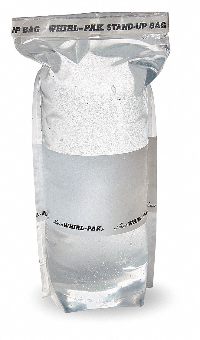 WHIRL-PAK, Self-Standing, Sterile, Sampling Bag - 407L67|B01365 - Grainger