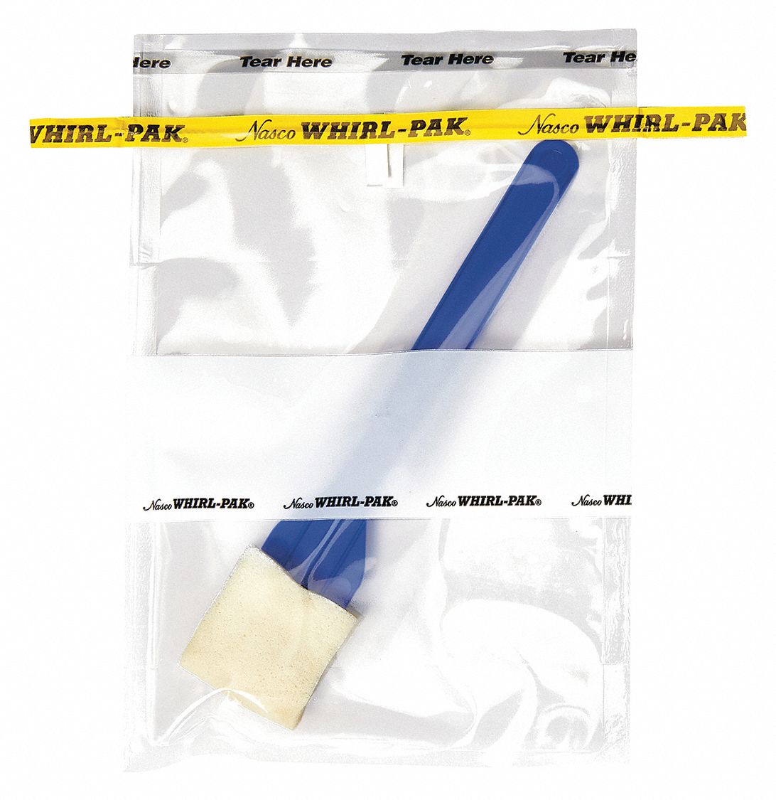 WHIRL-PAK, Write-On, Sterile, Sampling Bag - 407L88|B01592 - Grainger