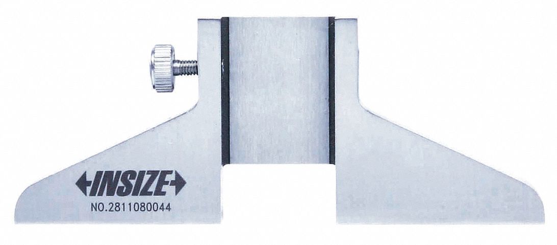 Depth Base Attachment, For Use With 0-6 in to 0-8 in Vernier Calipers ...