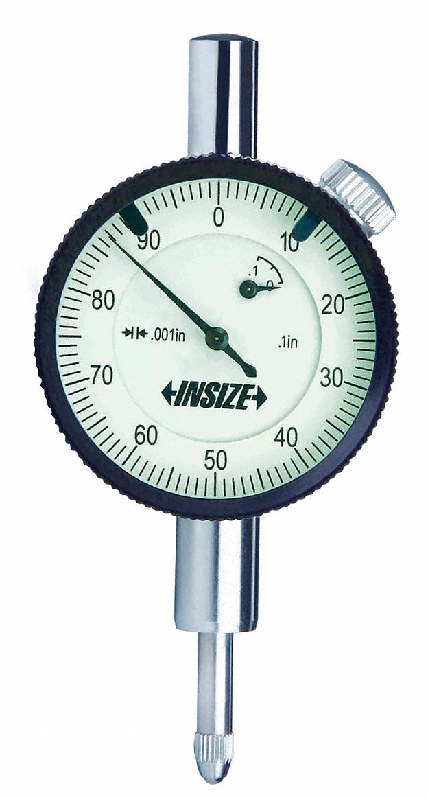 Insize Dial Indicator Lug Back Range 0 In To 0 1 In Back Type Lug