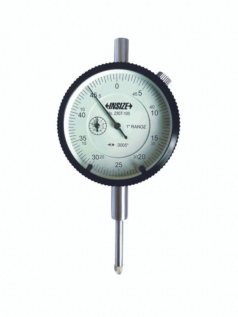 INSIZE, 0 in to 1 in, Inch, Dial Indicator - Lug Back - 408R56|2307-105 - Grainger