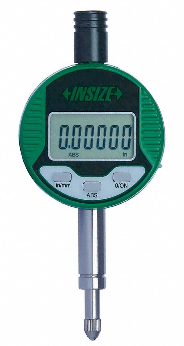 INSIZE, 0 in to 0.2 in /0 mm to 5 mm, Inch/Metric, Digital Indicator ...