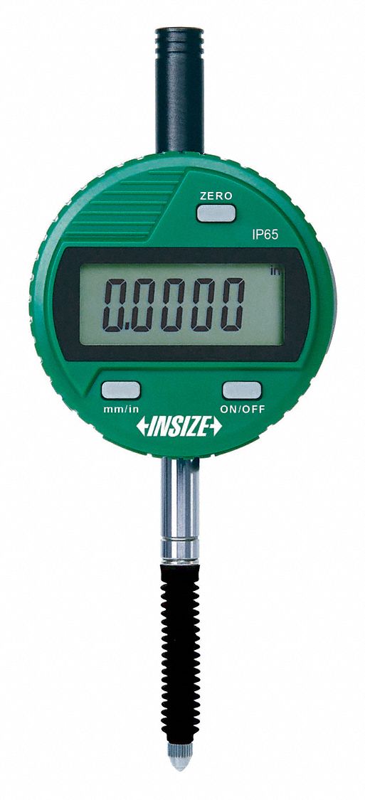 INSIZE, 0 in to 1 in /0 mm to 25.4 mm, Inch/Metric, Digital Indicator ...