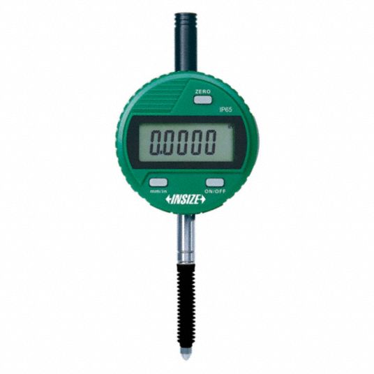 INSIZE Digital Indicator: 0 in to 2 in Range, IP54, ±0.00015 in ...