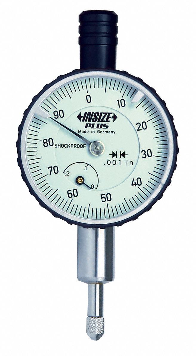 INSIZE, 0 in to 0.2 in, Inch, Dial Indicator - Lug Back - 409L46|2832-02 - Grainger