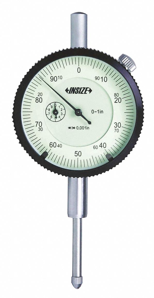 INSIZE, 0 in to 1 in, Inch, Dial Indicator - Lug Back - 409N66|2307 ...