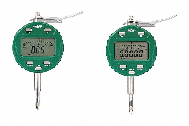 INSIZE, 0 in to 0.4 in /0 mm to 10 mm, Inch/Metric, Lifting Lever ...