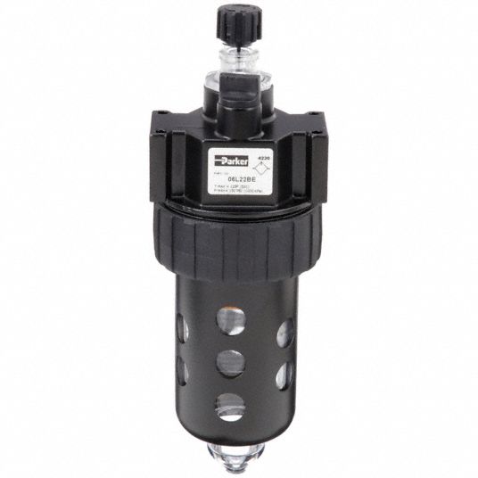 PARKER, Mist, 3/8 in NPT, Compressed Air Lubricator - 409X61|06L22BE ...