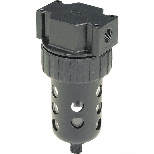 PARKER Compressed Air Filter: Particulate, 1/4 in NPT, 40 micron, 53 ...