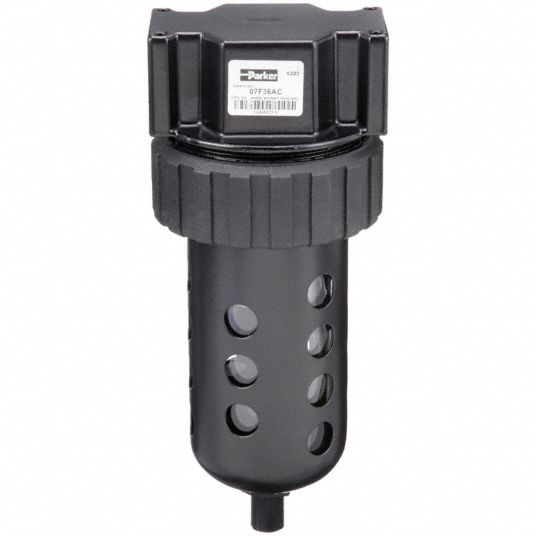 PARKER, Particulate, 1/2 in NPT, Compressed Air Filter - 409X73|07F36AC ...