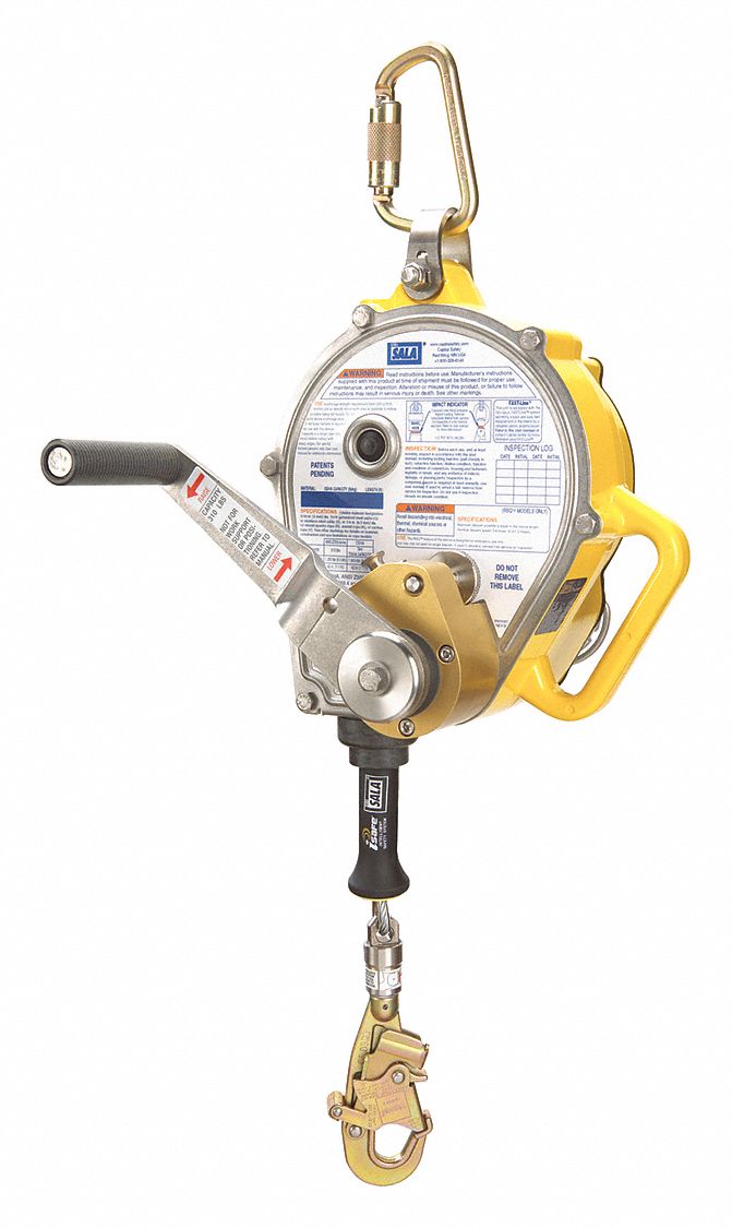 3M DBI-SALA Integrated Rescue Self-Retracting Lifeline: 310 lb Wt ...