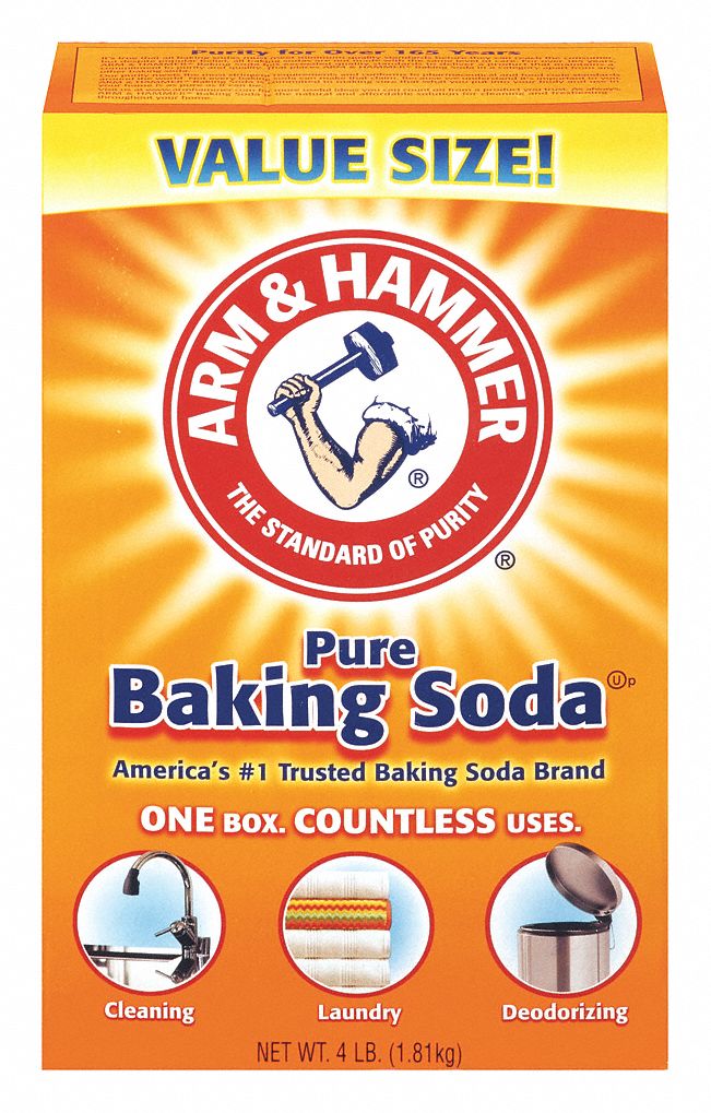 ARM & HAMMER, Box, 4 lb Container Size, Baking Soda - 40CA35|33200 ...