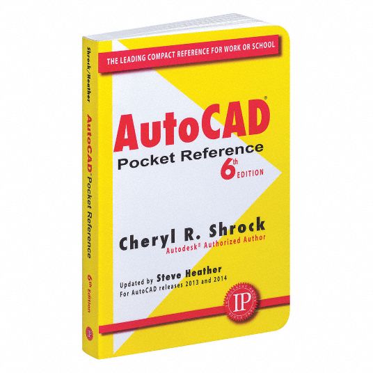 INDUSTRIAL PRESS, AutoCAD Pocket Reference, Paperback, Reference Book ...