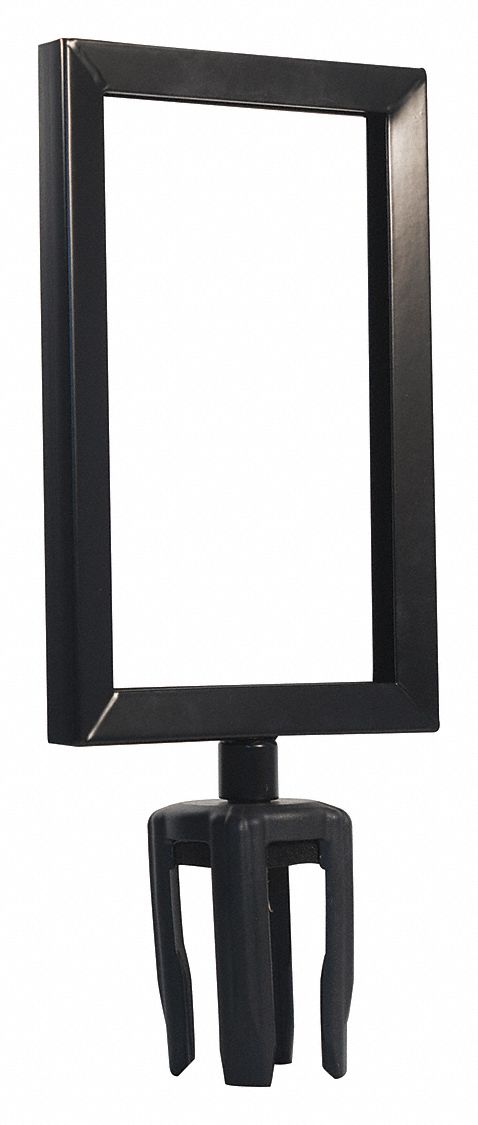 VISIONTRON, Black, 7 in Overall Wd, Sign Frame - 40CK33|FR711HDSB-CSB ...