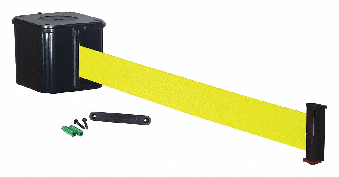 RETRACTA-BELT, Removable Mounting Plate, 25 ft Belt Lg, Wall Mounted ...