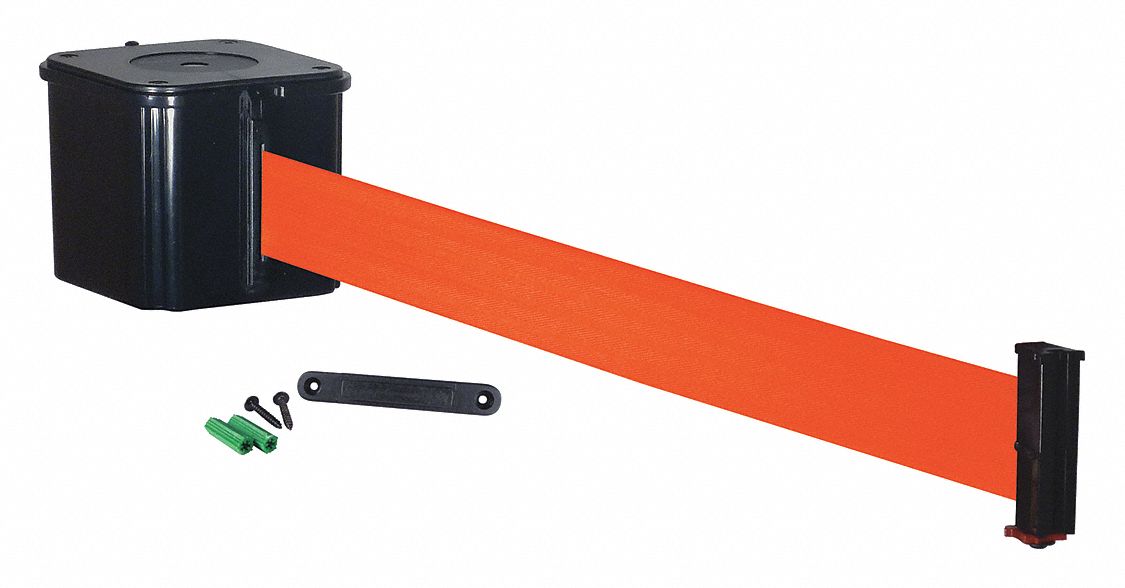 RETRACTA-BELT, Removable Mounting Plate, 25 ft Belt Lg, Wall Mounted ...