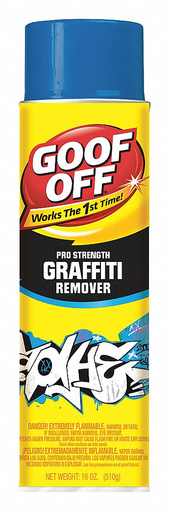 GOOF OFF, Aerosol Spray Can, 18 oz, Graffiti Remover - 40CP10|FG672 ...