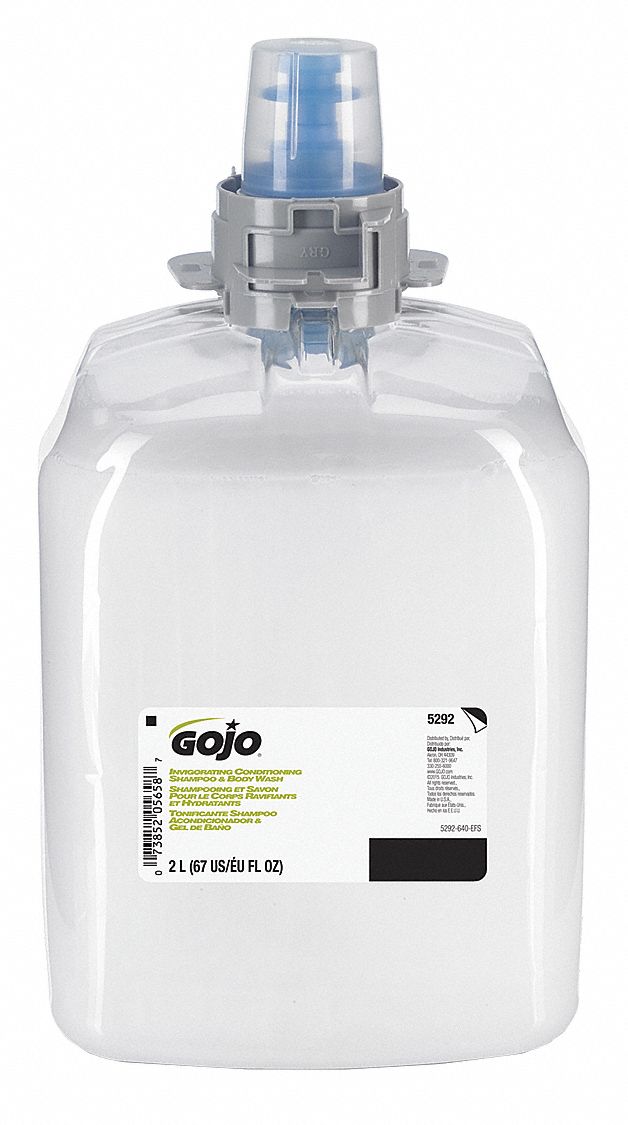 GOJO, 2,000 mL, Cartridge, Body Wash/Shampoo/Conditioner Combo - 40CP15 ...