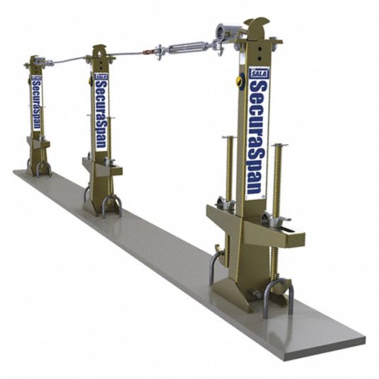 3M DBI-SALA, 40 ft Lifeline Lg, Reusable, Horizontal Lifeline System ...