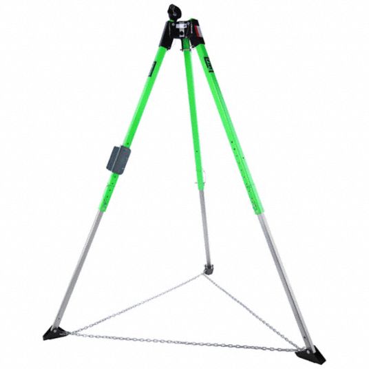 3M DBI-SALA, 7 ft to 7 ft Ht, 3 3/8 ft to 5 5/8 ft Base, Tripod ...