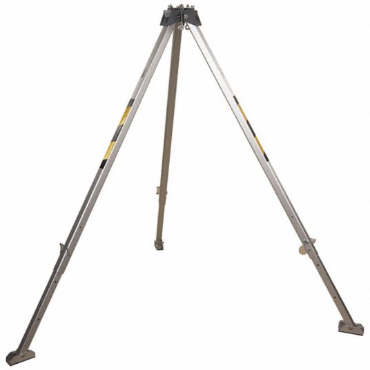 3M DBI-SALA, 4 3/8 ft to 8 ft Ht, 5 ft to 8 3/4 ft Base, Tripod ...