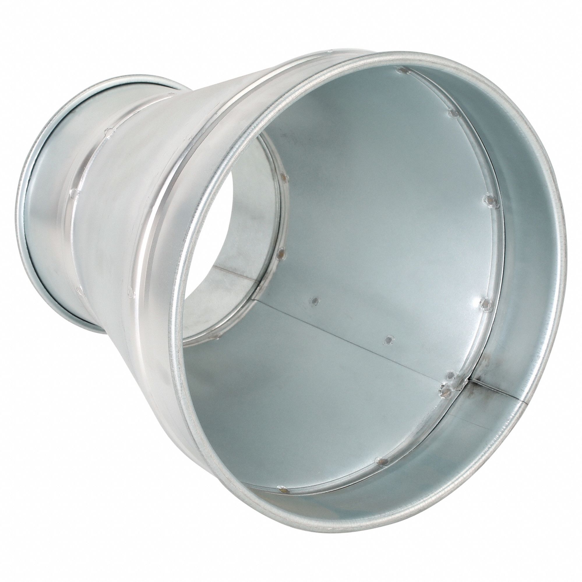 Steel, For 6 in_10 in Duct Dia, Duct Reducer - 40D561|8040025889 - Grainger