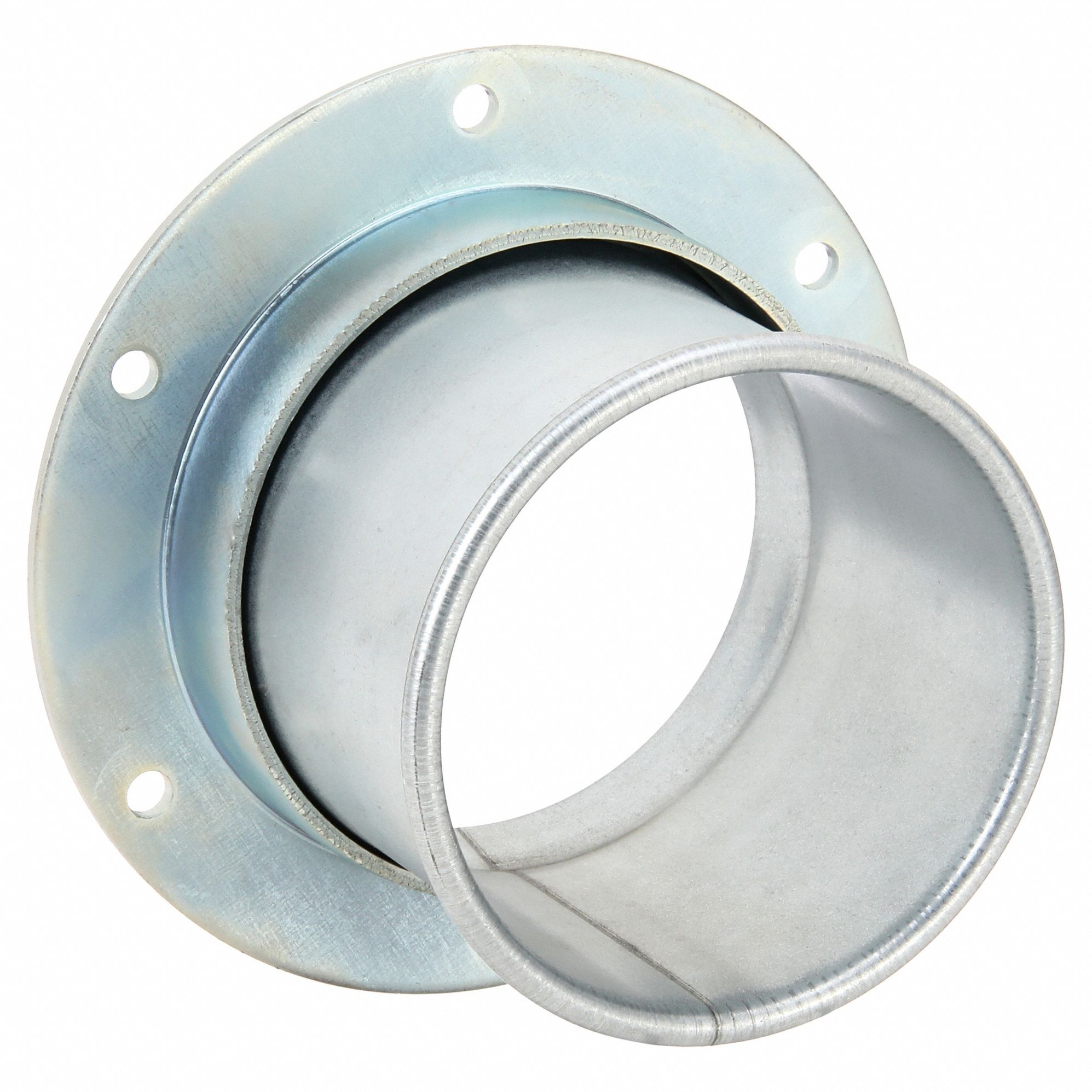 Steel, For 4 in Duct Dia, Angle Flange Adapter - 40D617|8040401820 ...