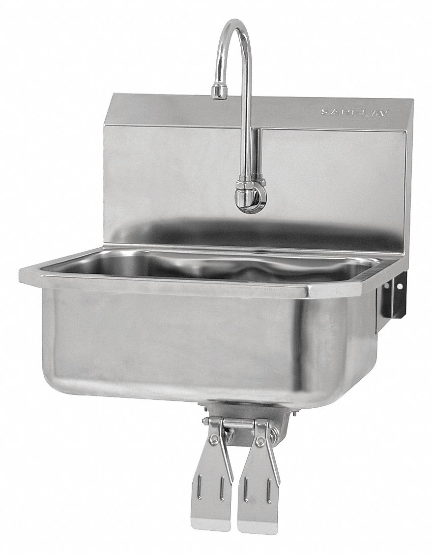SANI-LAV, 1 Stations, 7 in Bowl Dp, Hand Sink - 40D692|505L - Grainger