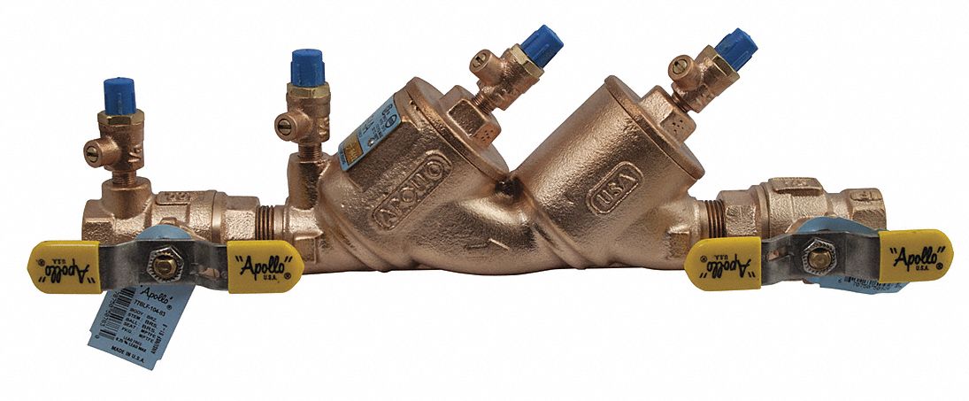 APOLLO, 4ALF-100, Lead Free Bronze, Double Check Valve Assembly ...