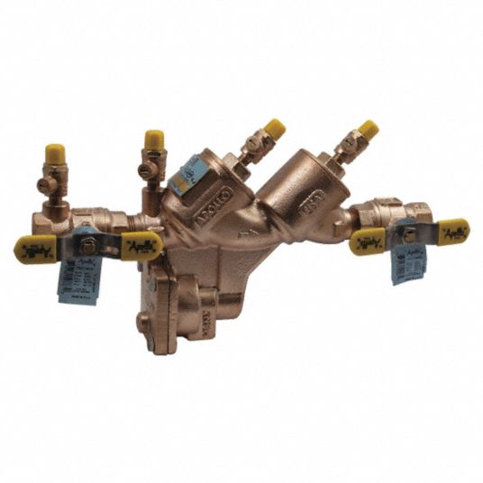 APOLLO Reduced Pressure Zone Backflow Preventer, Lead Free Bronze ...
