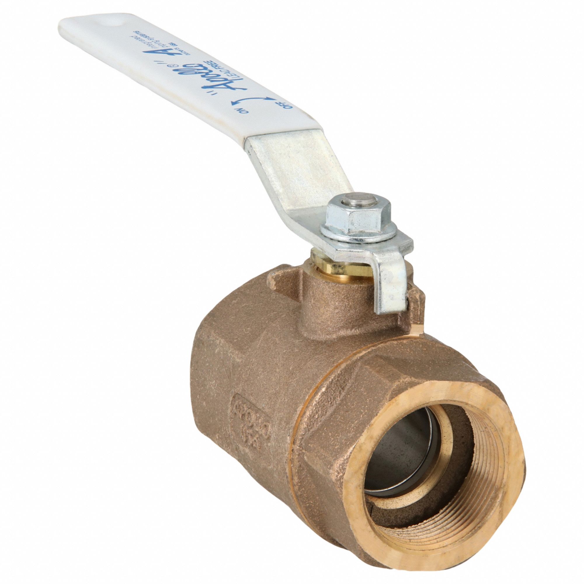 APOLLO, 1 1/2 in Size, Bronze, Manual Two-Way Ball Valve - 40D902|70LF14701 - Grainger
