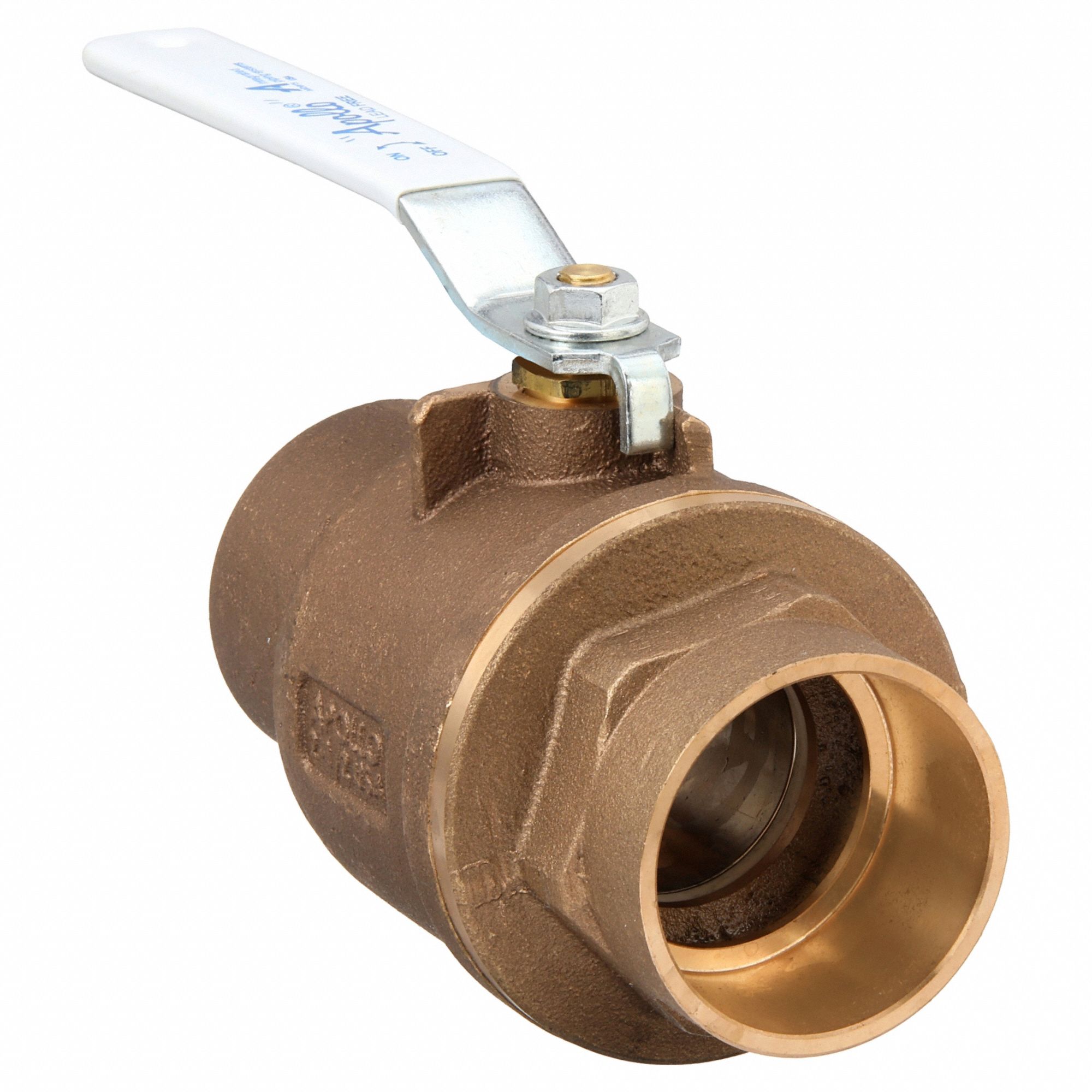 APOLLO, 2 1/2 in Size, Bronze, Manual Two-Way Ball Valve - 40D909|70LF209 01 - Grainger