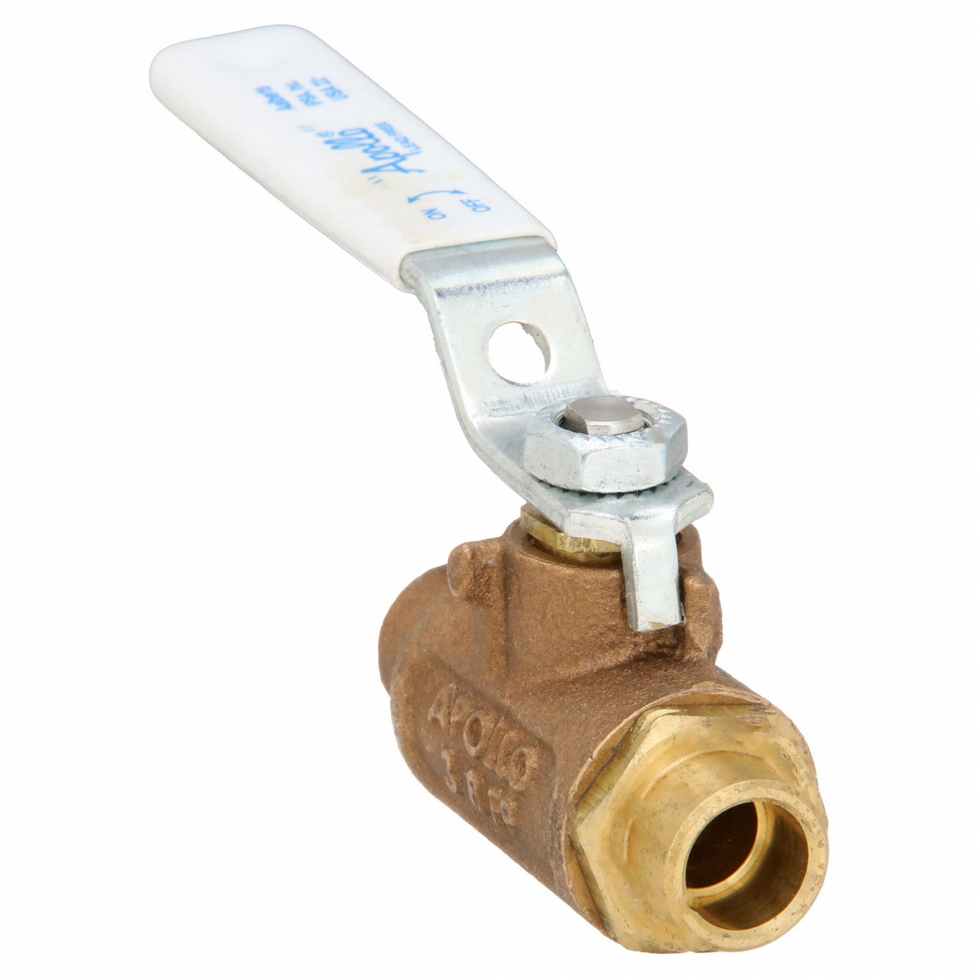 APOLLO, 3/8 in Size, Bronze, Manual Two-Way Ball Valve - 40D912|70LF24201 - Grainger