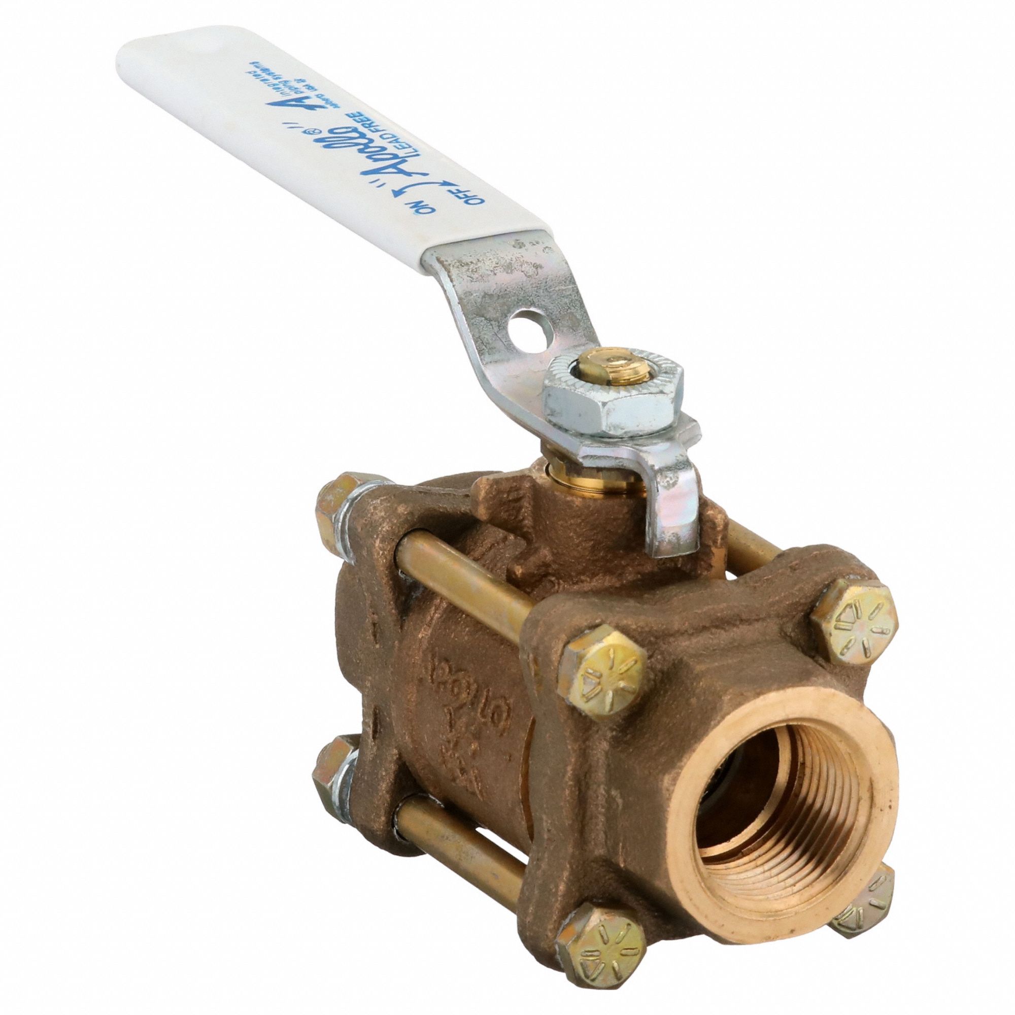 APOLLO, 3/4 in Size, Bronze, Manual Two-Way Ball Valve - 40D939|82LF10401 - Grainger