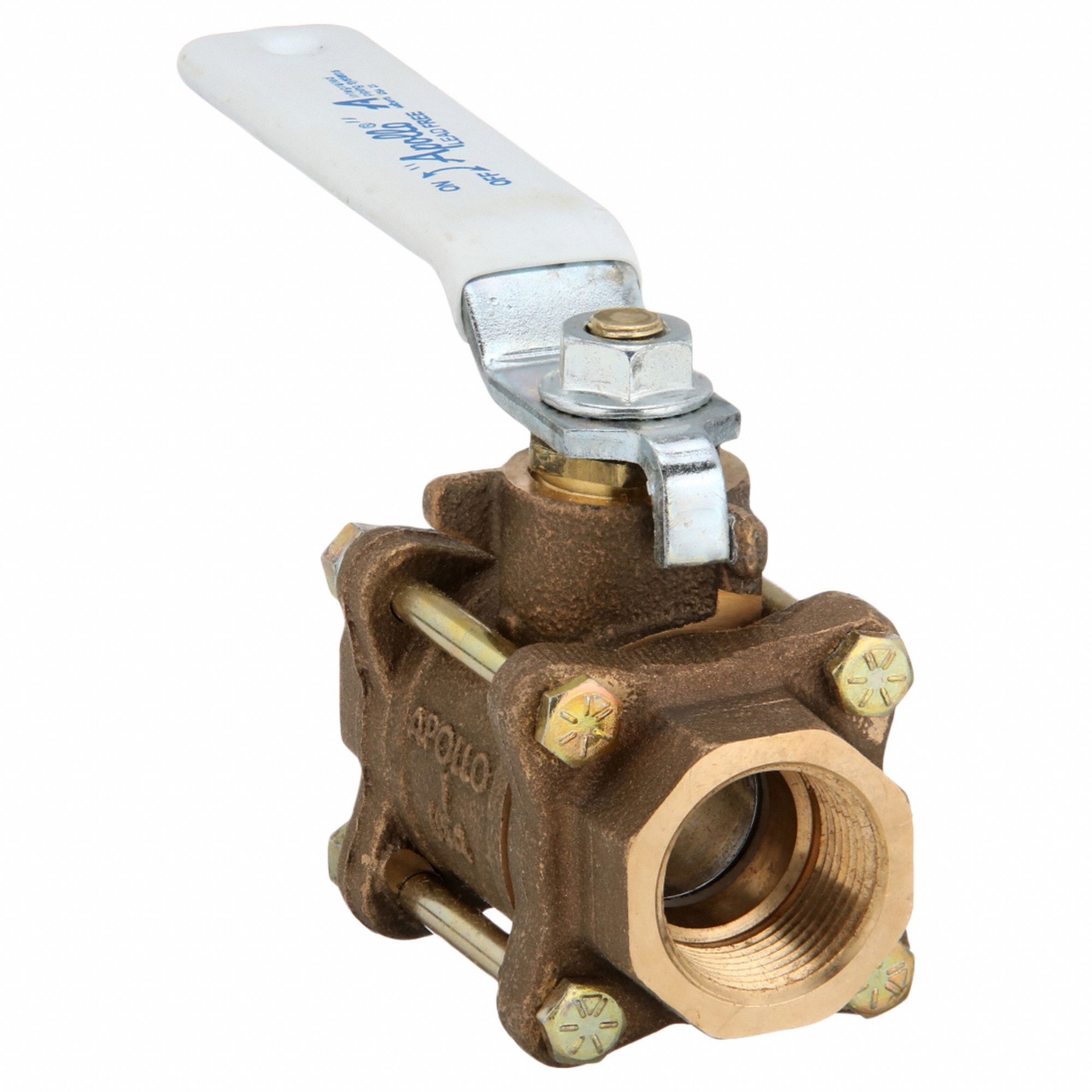 APOLLO, 1 in Size, Bronze, Manual Two-Way Ball Valve - 40D940|82LF10501 - Grainger