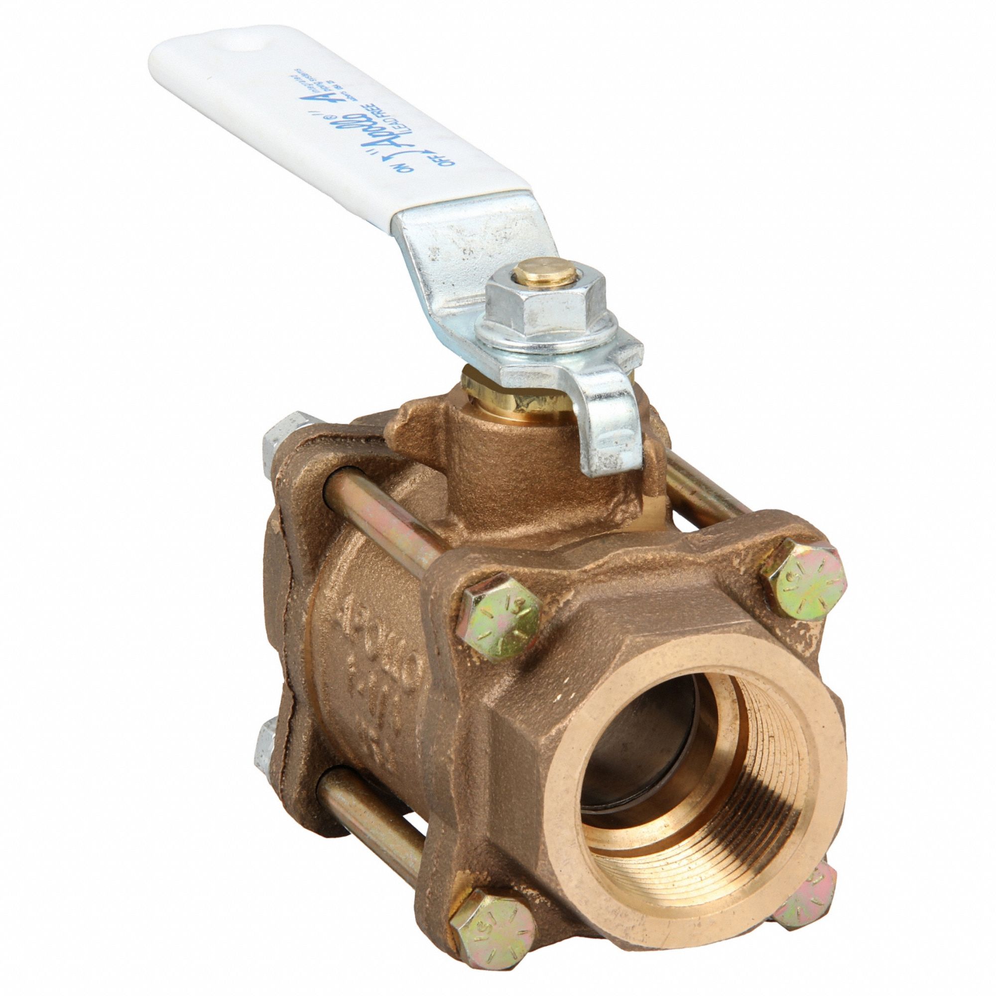 APOLLO, 1 1/4 in Size, Bronze, Manual Two-Way Ball Valve - 40D941|82LF10601 - Grainger