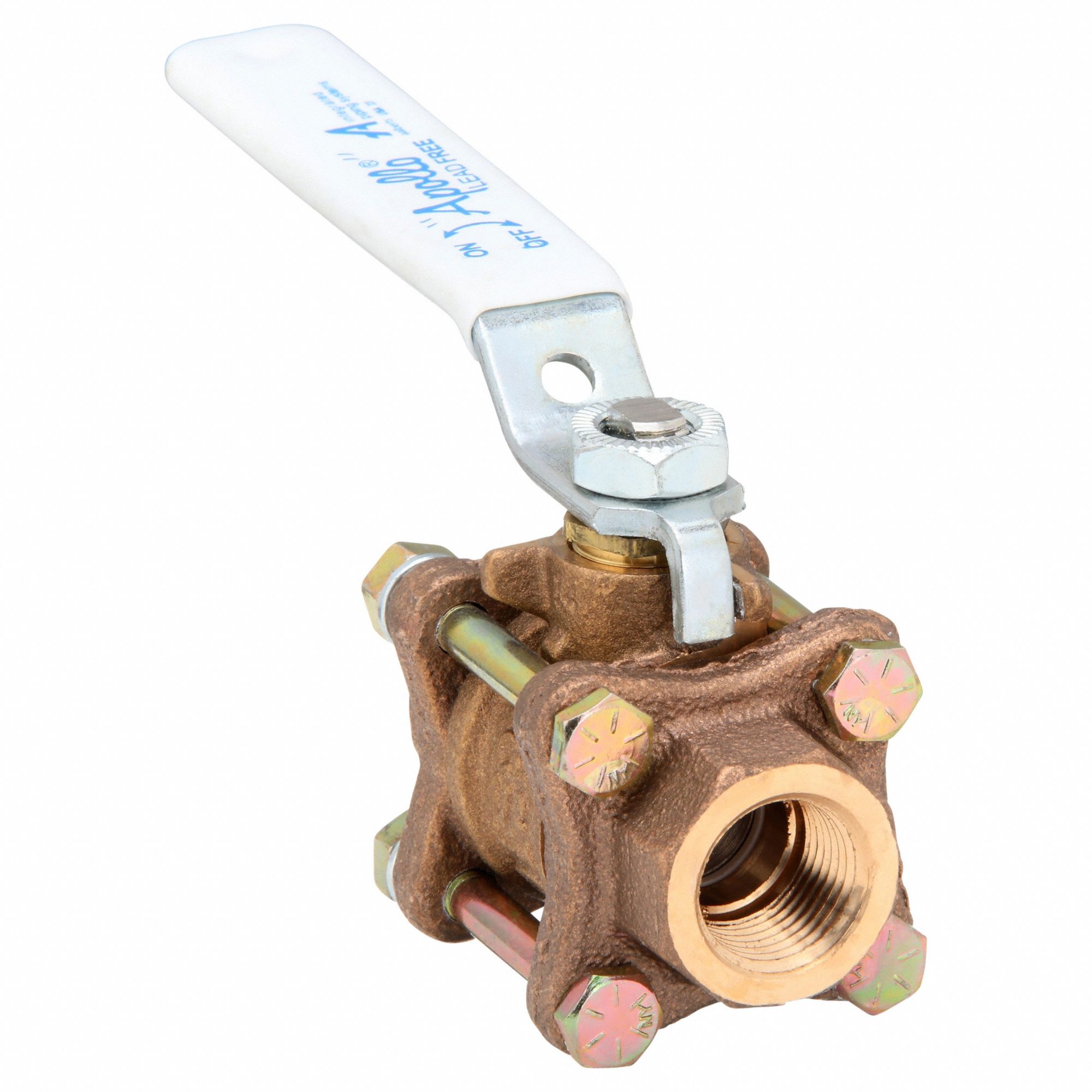 APOLLO, 1/2 in Size, Bronze, Manual Two-Way Ball Valve - 40D947|82LF14301 - Grainger