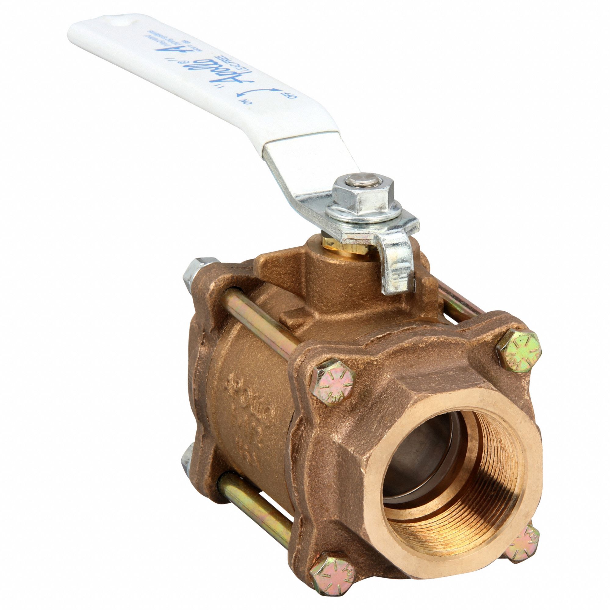 APOLLO, 1 1/2 in Size, Bronze, Manual Two-Way Ball Valve - 40D951|82LF14701 - Grainger