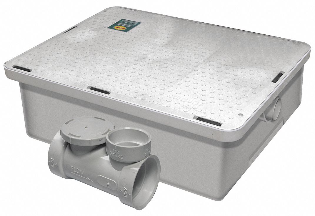 ENDURA, 50 lb Capacity, 25 gpm Flow Rate, Grease Interceptor - 40D979 ...